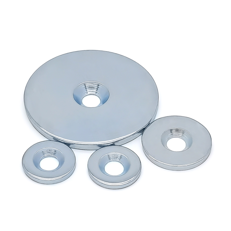 Round Steel Plates with Countersunk Hole for Pot Magnets from China ...